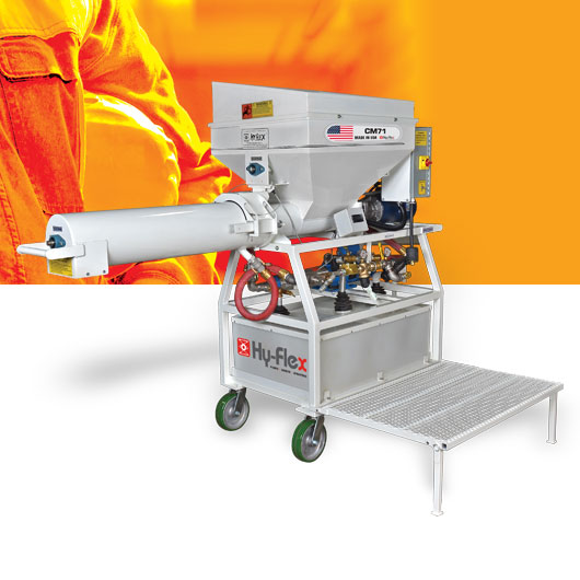 Fireproofing Pumps | Mixers | Sprayers | HyFlex Corporation